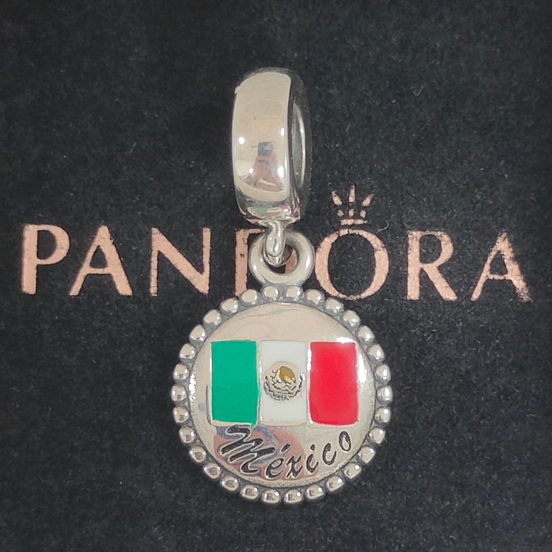 Pandora Mexico Flag Dangle Charm Exclusive Pendant, S925 ALE / Bracelet ...