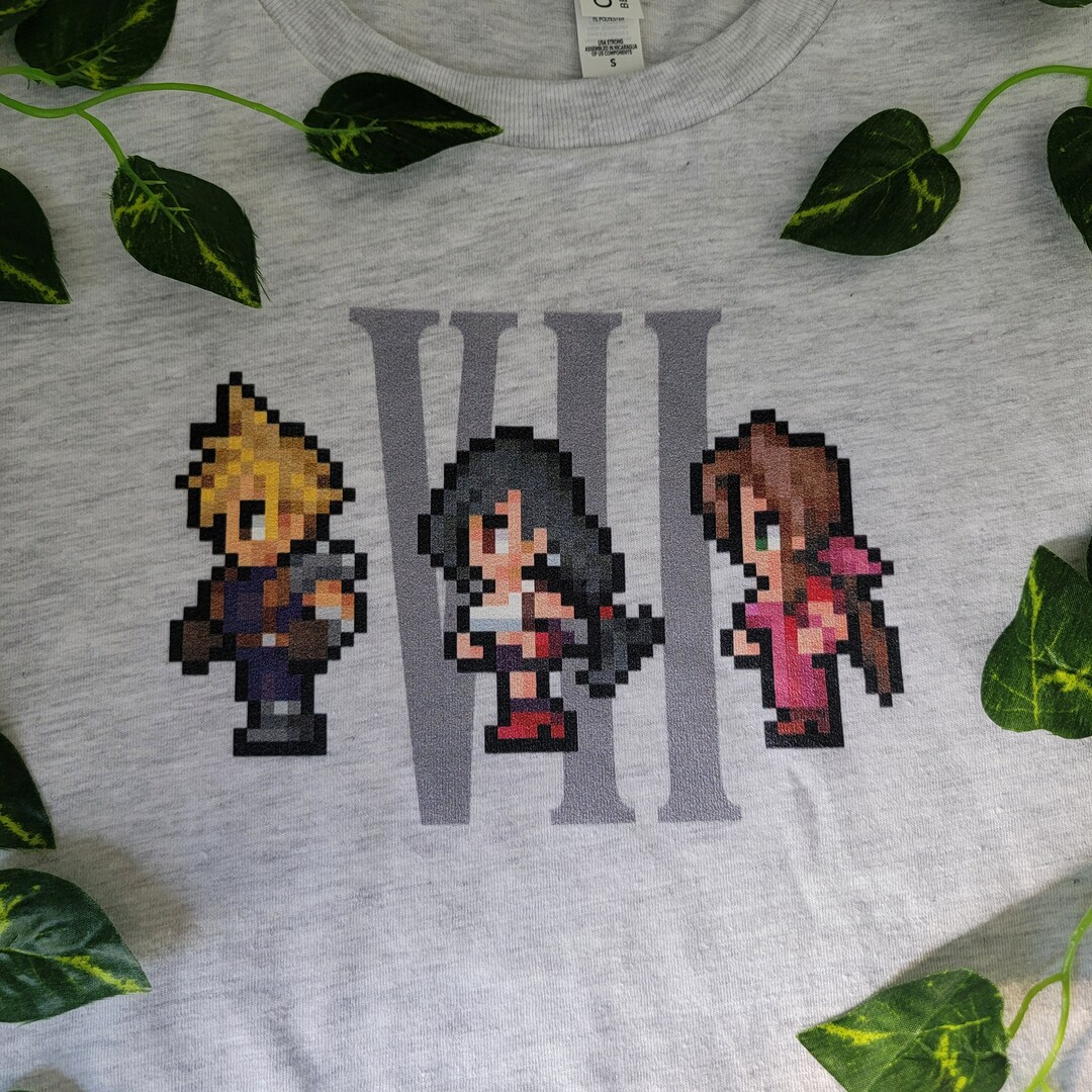 FFVII Pixel Party Members Unisex Tee Custom Final Fantasy 7 Shirt - Etsy
