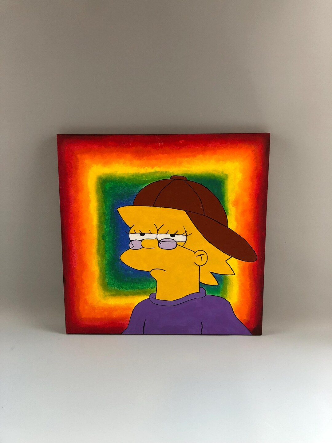 Trippy Lisa Simpson - Etsy UK