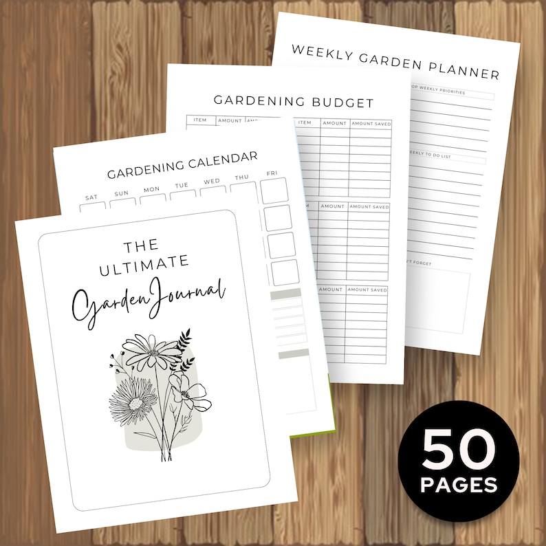 The Ultimate Garden Planner PDF | Garden Journal | Printable Gardening ...