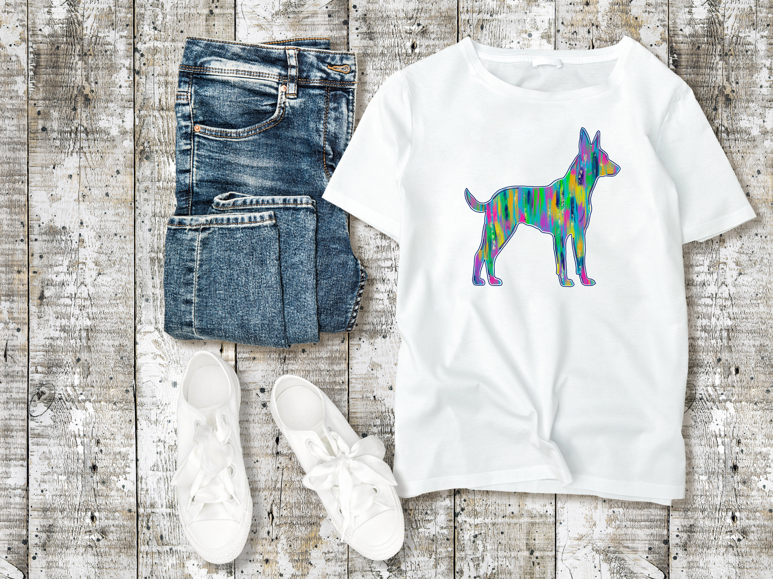 Belgian Malinois Dog Design | PNG/JPEG Files | Sublimation, DTF, T ...