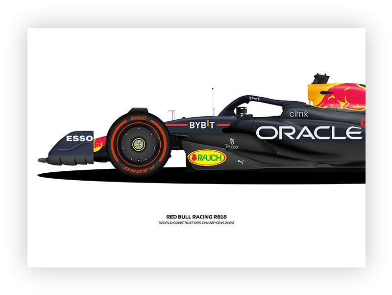 F1 Red Bull RB18 Max Verstappen Car World Champion 2022 - Etsy
