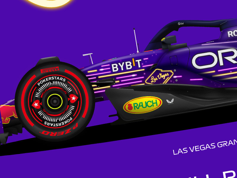 F1 Red Bull RB19, Las Vegas Livery, Max Verstappen Car, World Champion ...