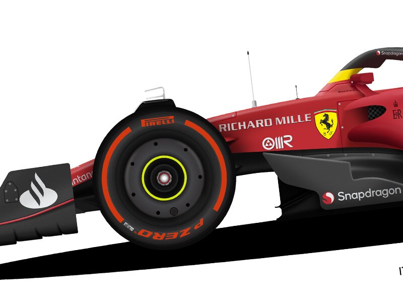F1 Ferrari F1-75, Italian GP Special Livery, Charles Leclerc Car 2022 ...