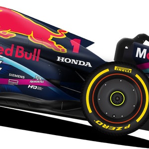 F1 Red Bull RB19, Miami GP Livery, Max Verstappen Car, World Champion ...