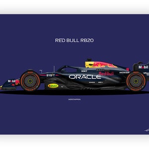 Red Bull RB20 Poster: Verstappen Max Car 2024 - Vector Art - Etsy
