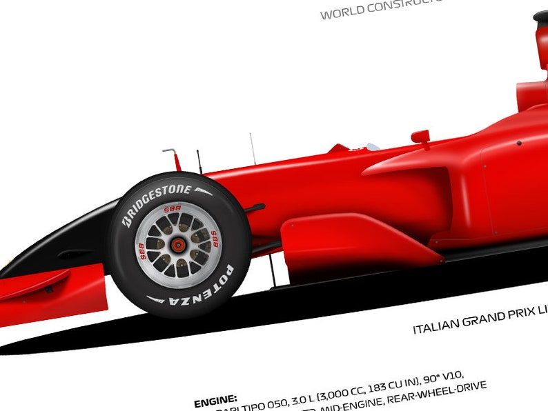 F1 Ferrari F2001, Michael Schumacher Car, Italian GP Special Livery ...