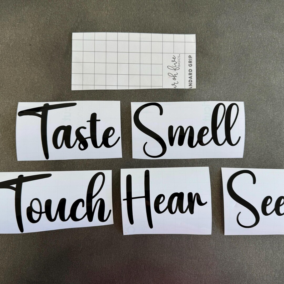 5 Senses Gift Bag Labels - Etsy