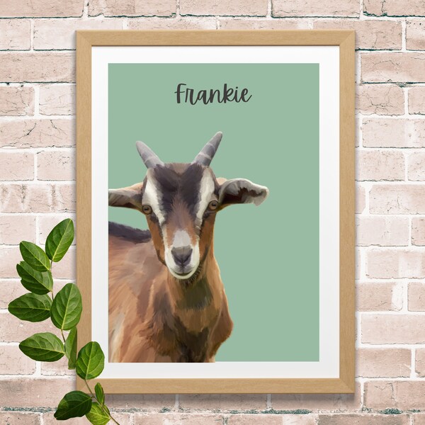 Goat Poster - Etsy
