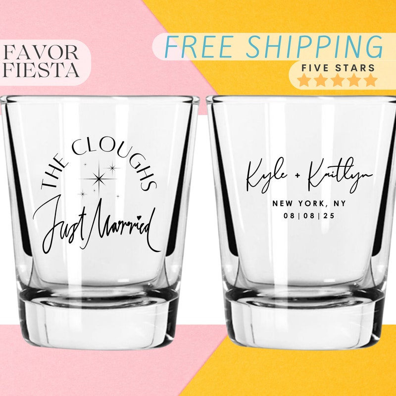 Wedding Shot Glass - Etsy