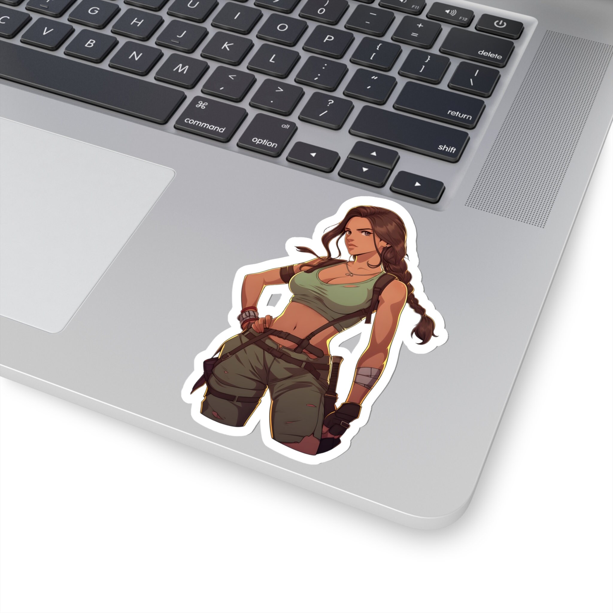 Lara Croft Pose Kiss-cut Stickers Tomb Raider Vinyl Decal - Etsy