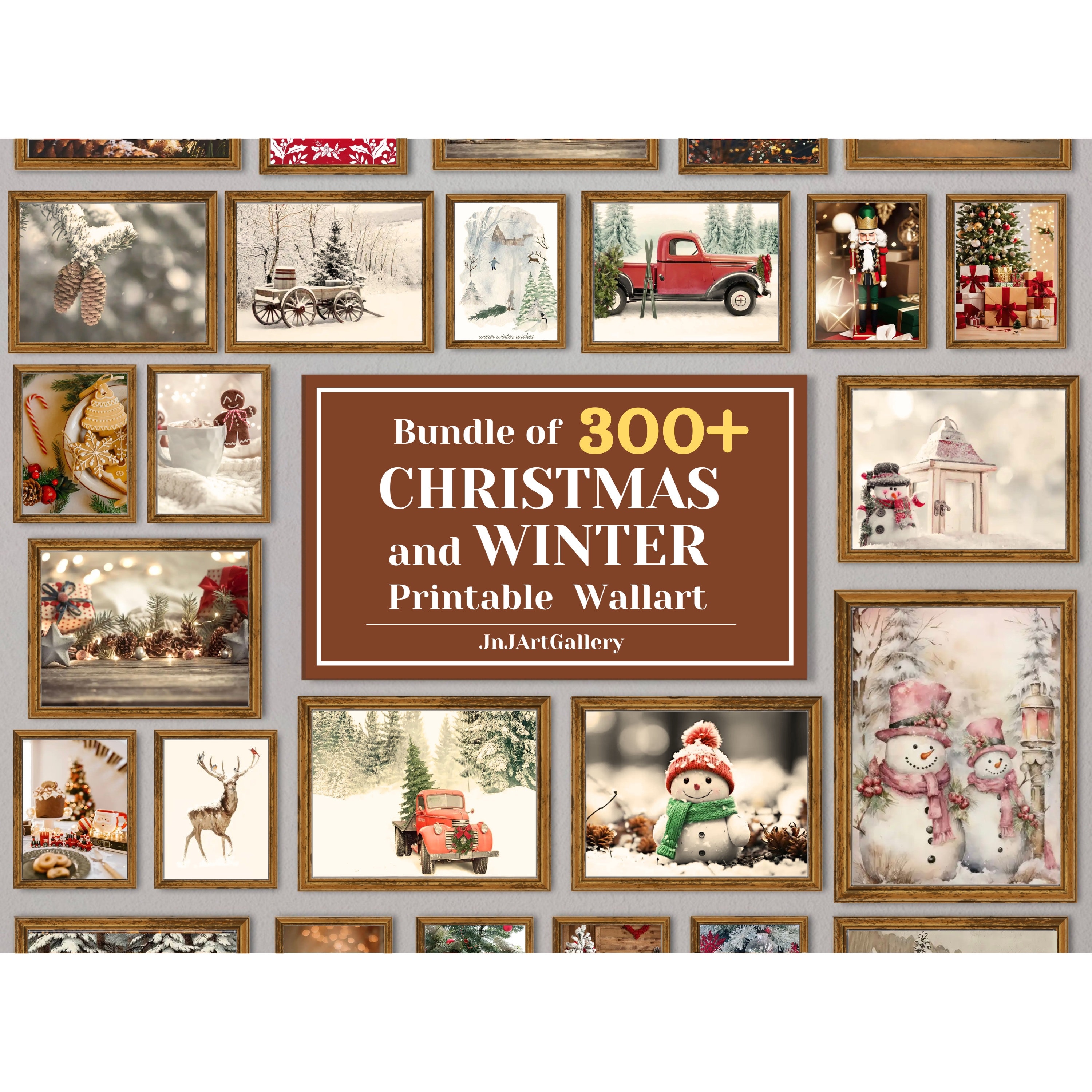 Xmas Printable Home Decor, Christmas Wall Art, Printable Wall Art ...