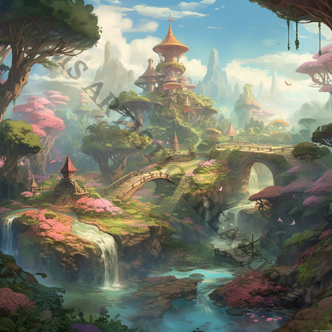 Fairyland, Fantasy, Enchanted Land, Enchanted Castle, Fairytale, Wall ...