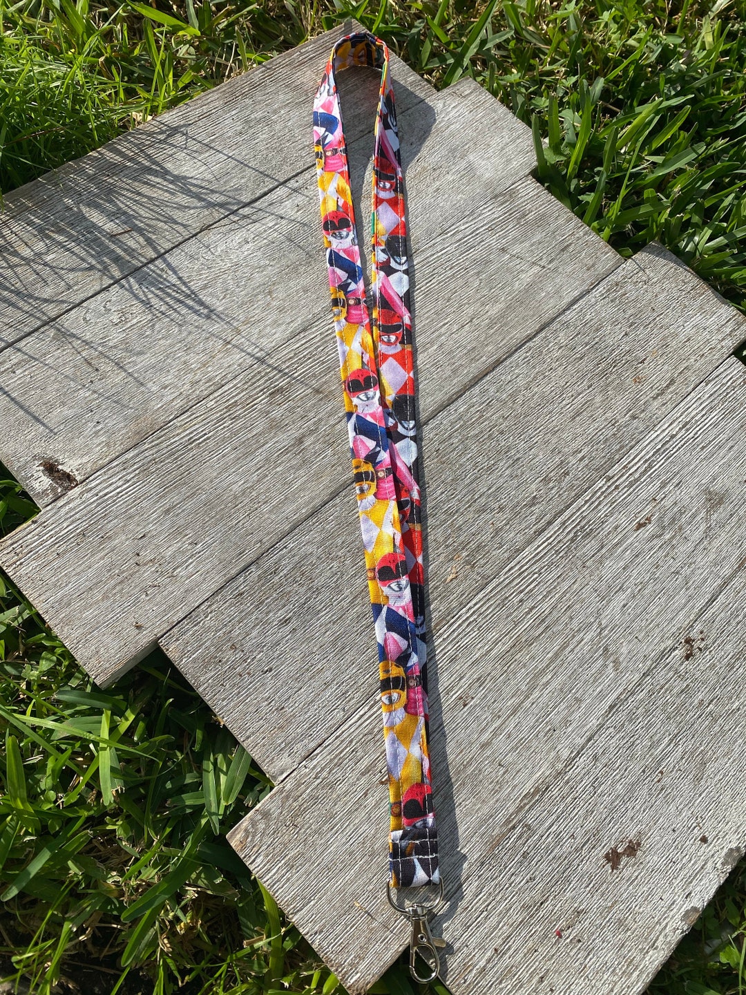 Power Rangers Lanyard Keychain Id Badge Holder - Etsy