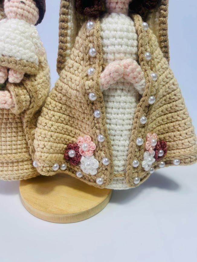 Holy Family, Nativity Doll, Crochet Catholic Doll, Jesus Mary Joseph ...