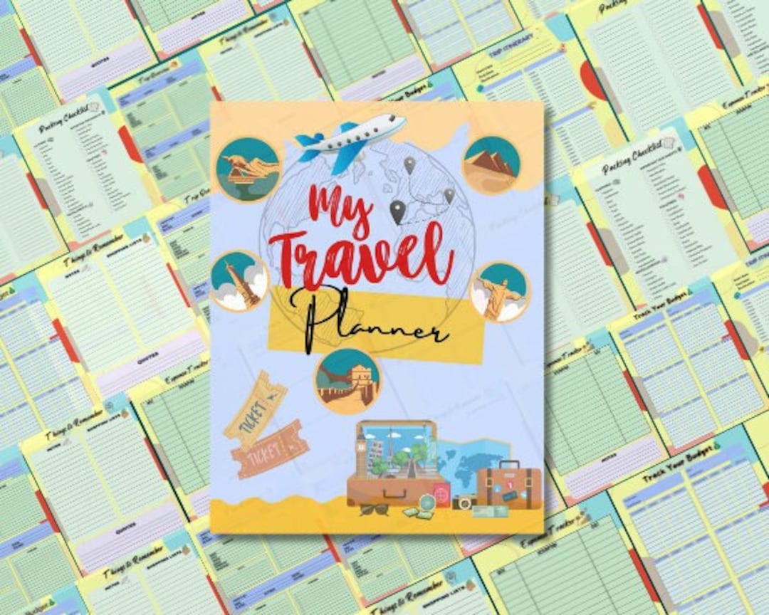 Printable Travel Planner, Wanderlust Organizer, Vacation Planning Trip ...