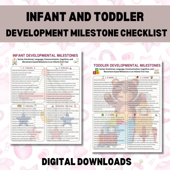 Baby And Toddler Developmental Milestones Guide Child Development