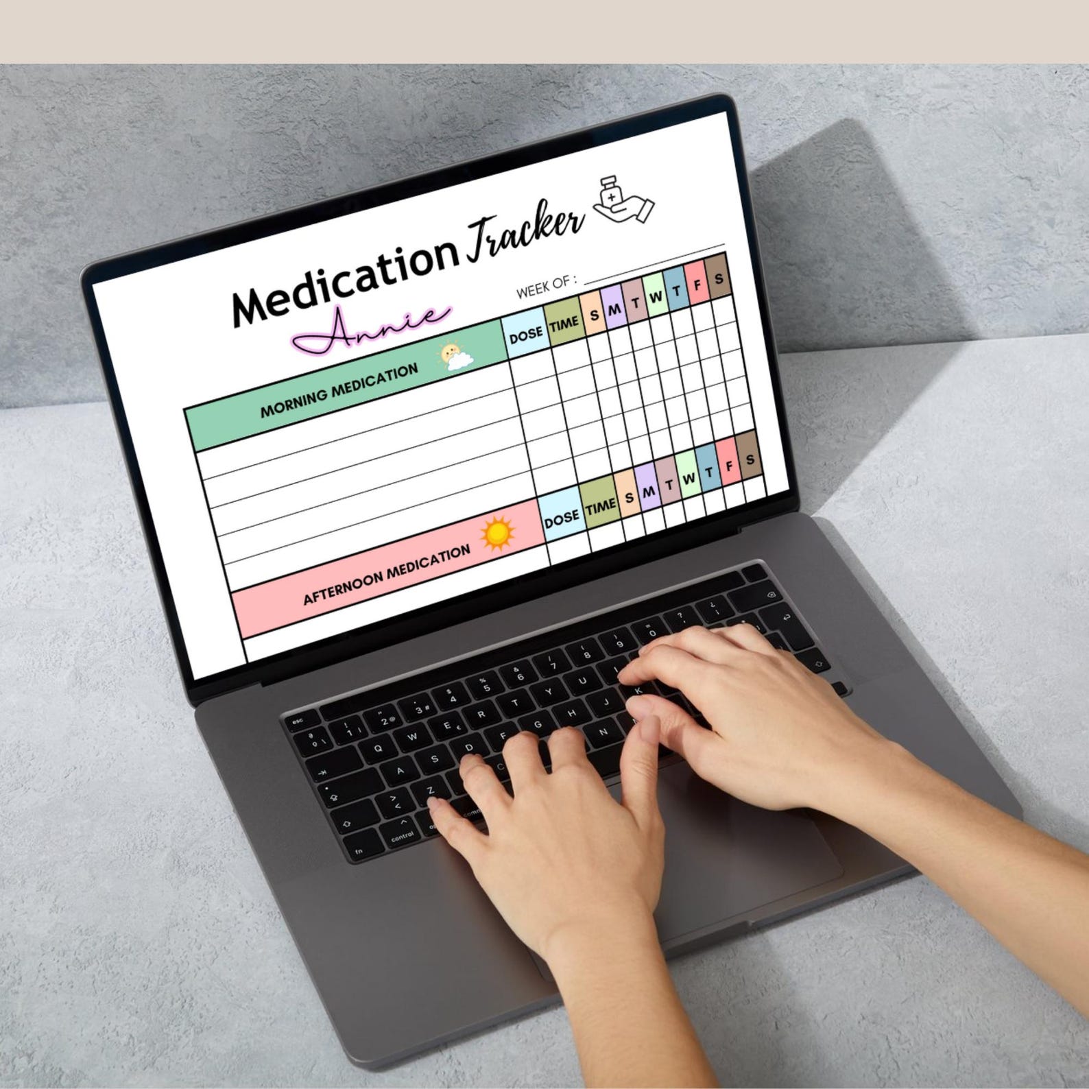 Medication Supplement List Tracker, Printable Medication Schedule ...