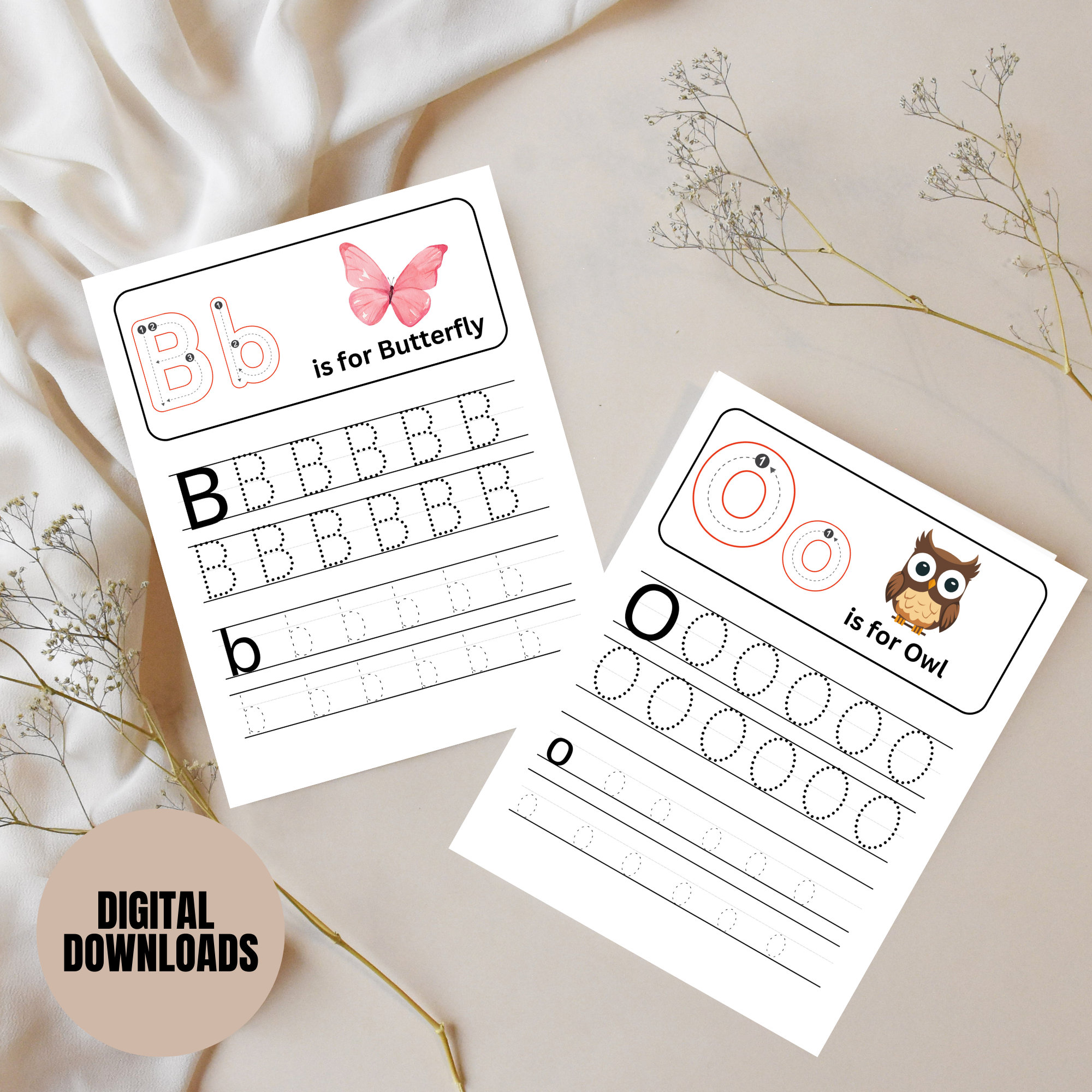 Alphabet Tracing Sheets, Practice Pages Letter Writing for Kids, Letter ...