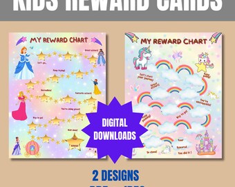 Reward Chart for Kids, Chore Chart, Behavior Chart, Printable Behavior ...