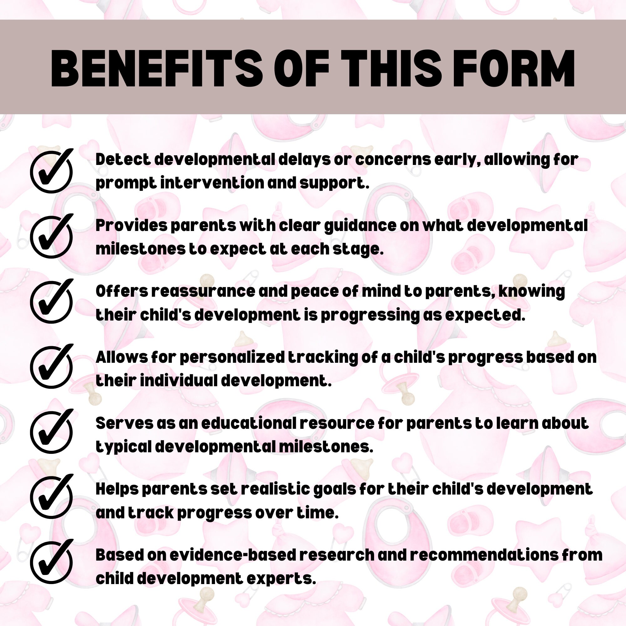 Infant and Toddler Developmental Milestone Checklist, Child Growth ...