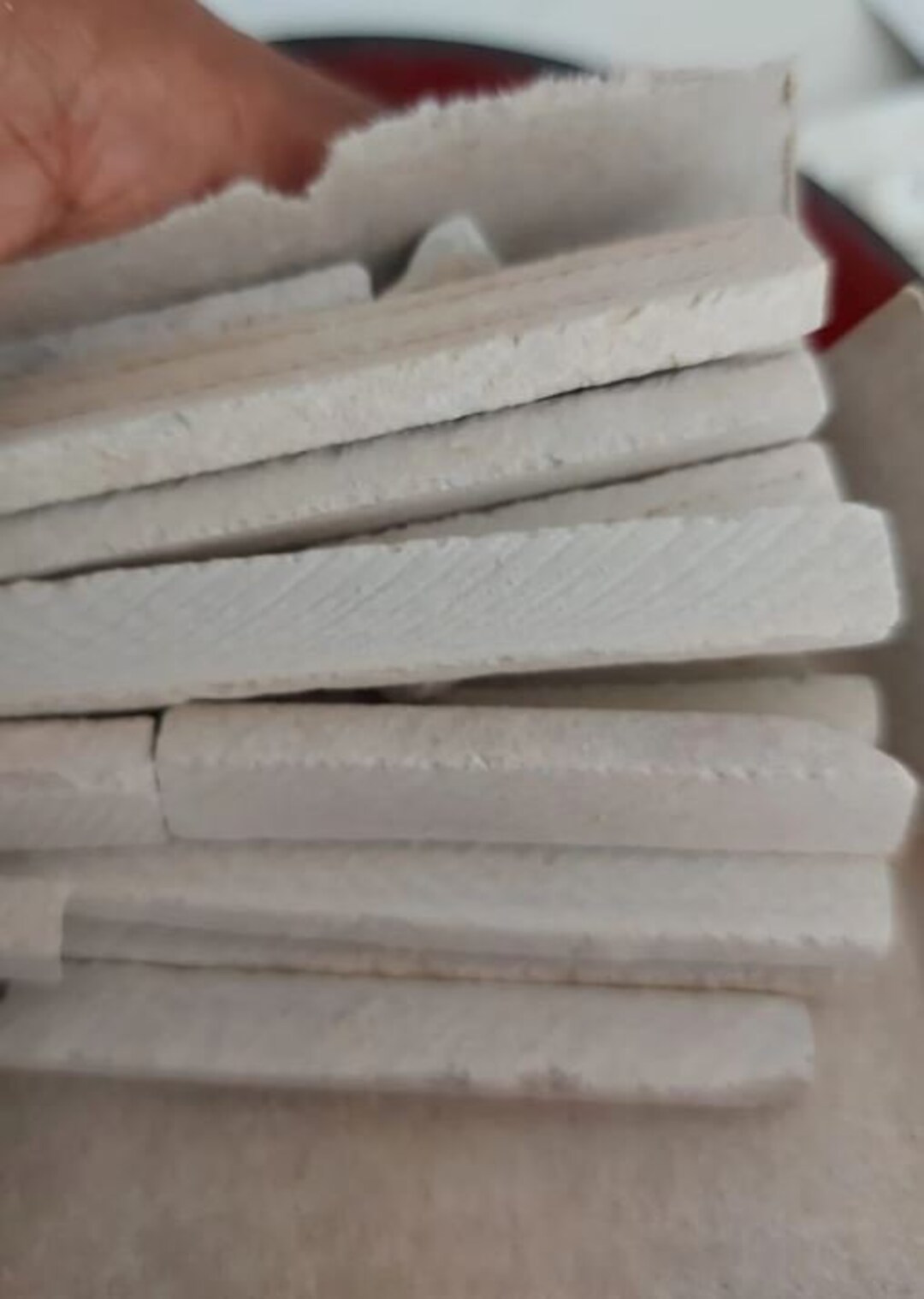 500gm+ White Fat Edible Organic Thick Only Slate Shale Pencil Soft ...