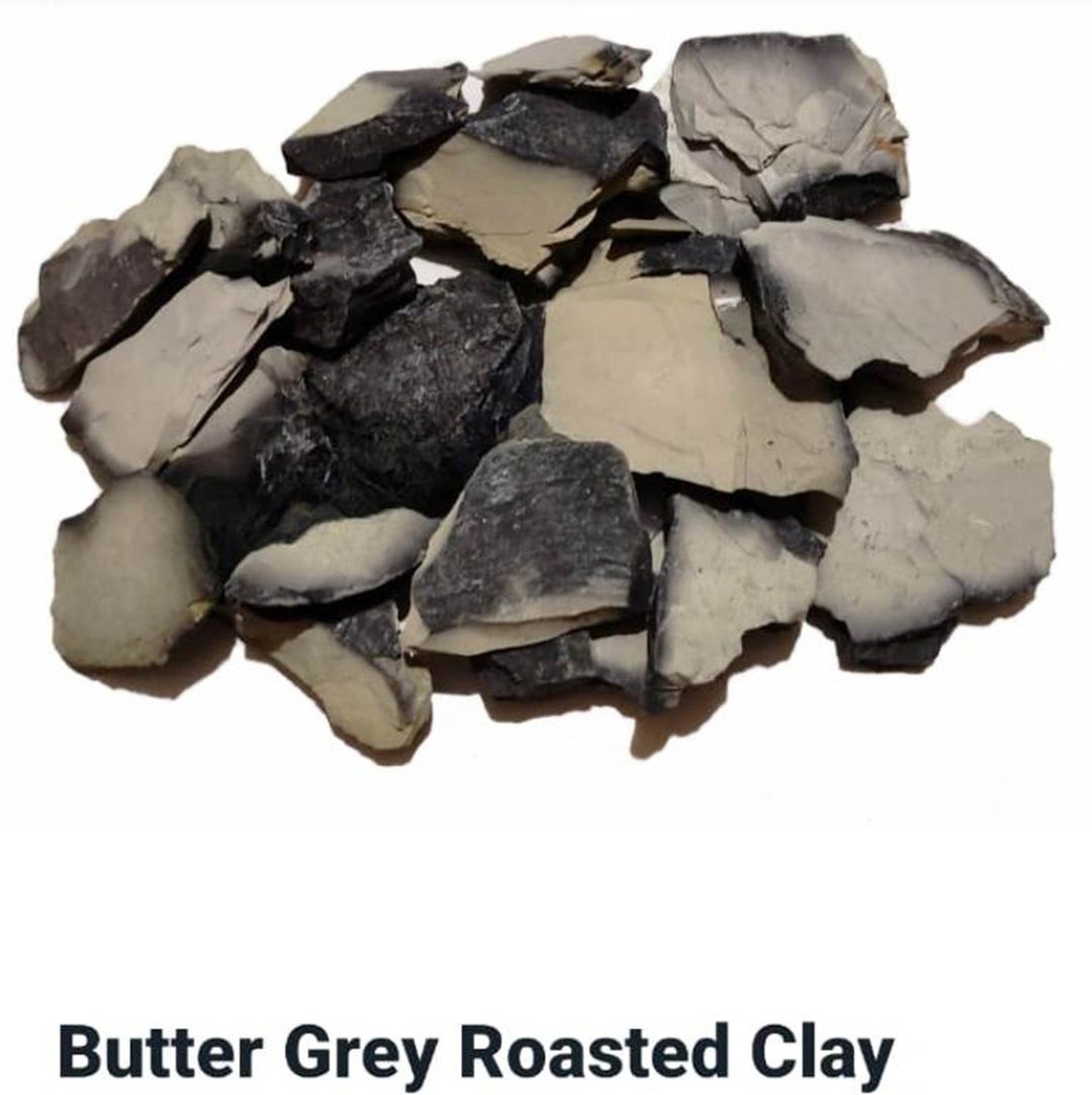 Sample 100 Gm+ Indian Roasted Butter Grey Clay Natural Earthy Fresh ...