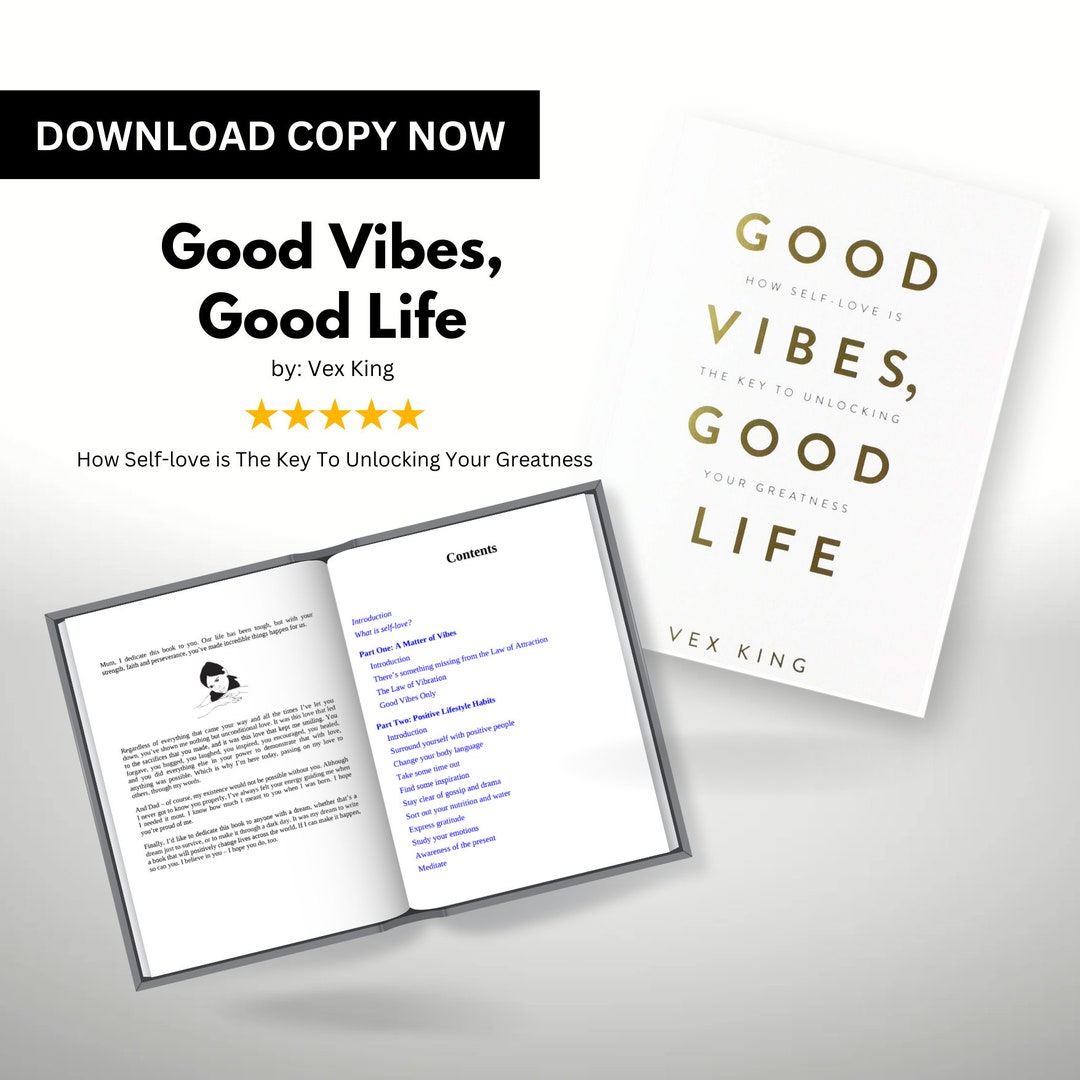 Good Vibes, Good Life by Vex King | E-book Digital Download PDF EPUB ...
