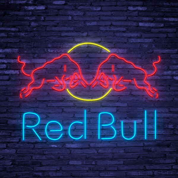 Neon Redbull Sign - Etsy