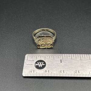 10k Solid Gold Betty Boop Ring/ Y2K / Sassy Betty Boop / Gift - Etsy