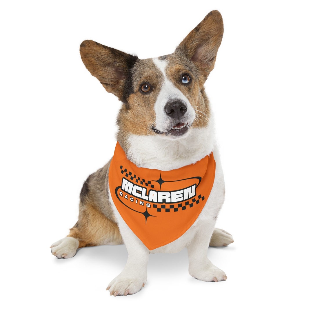 Mclaren F1 Dog Bandana Formula 1 Fan Merch Mclaren F1 Racing Dogcollar ...