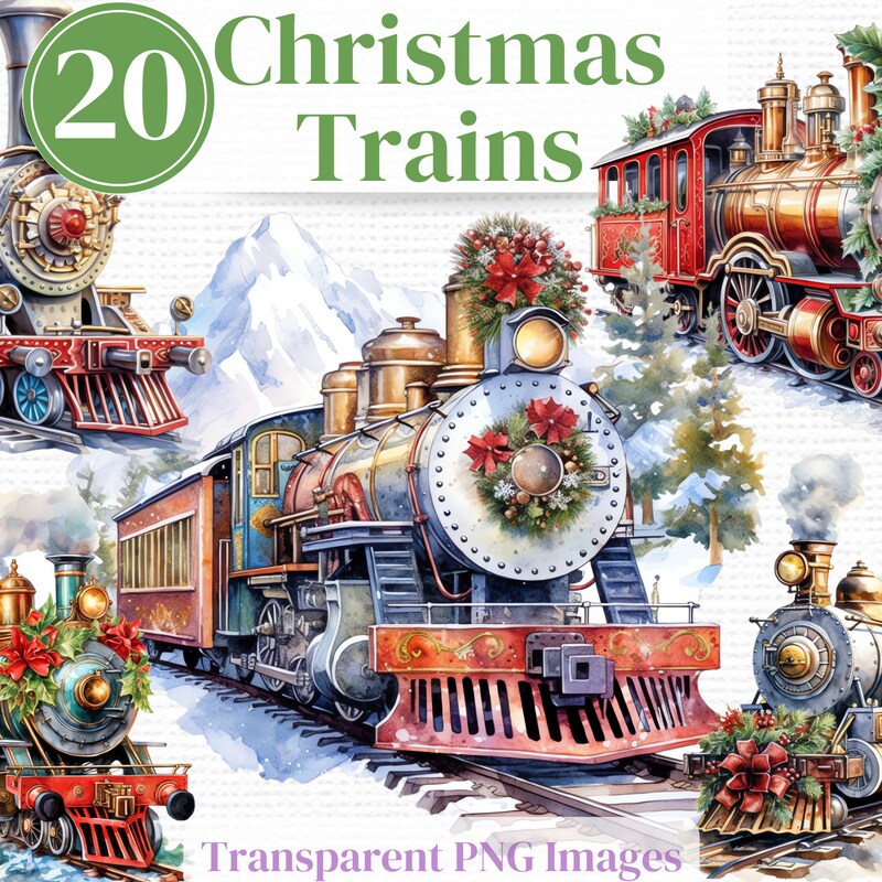 Polar Express Clipart - Etsy