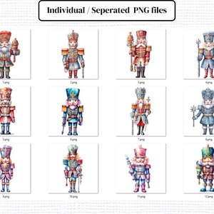 Christmas Nutcracker Winter Holiday PNG Clipart - Watercolor Bundle ...