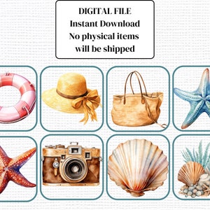 Summer Fun Beach Vacation Png - Inc Swimsuit Clipart - 60 Individual ...