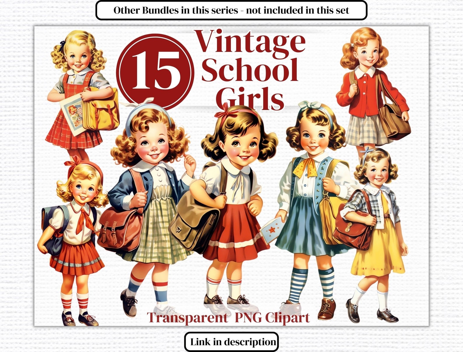 Retro Back to School Png Clipart-watercolor Teacher Educational Bundle ...