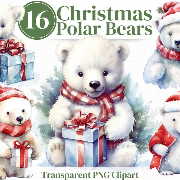 Christmas Bears Png - Etsy