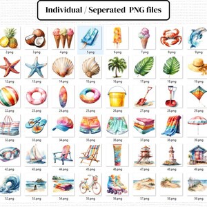 Summer Fun Beach Vacation Png - Inc Swimsuit Clipart - 60 Individual ...