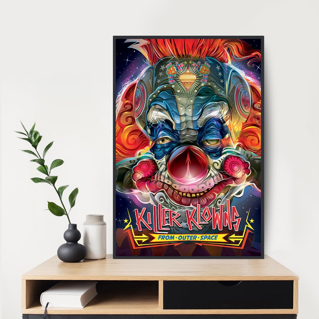 Killer Klowns From Outer Space 1988 Moive Poster Wall Room - Etsy