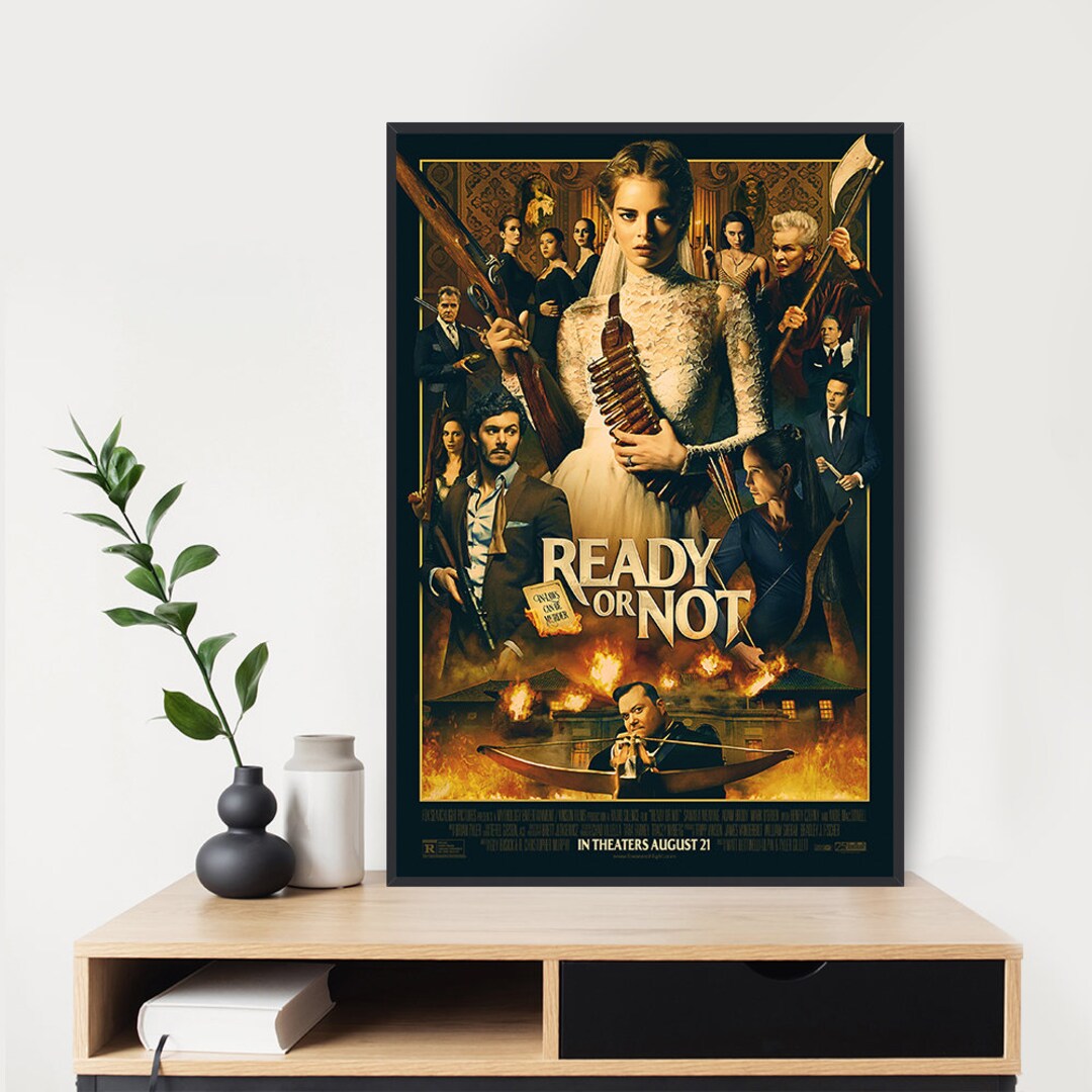 Ready or Not Movie Poster Film Print Wall Art Print HD Painting Room ...
