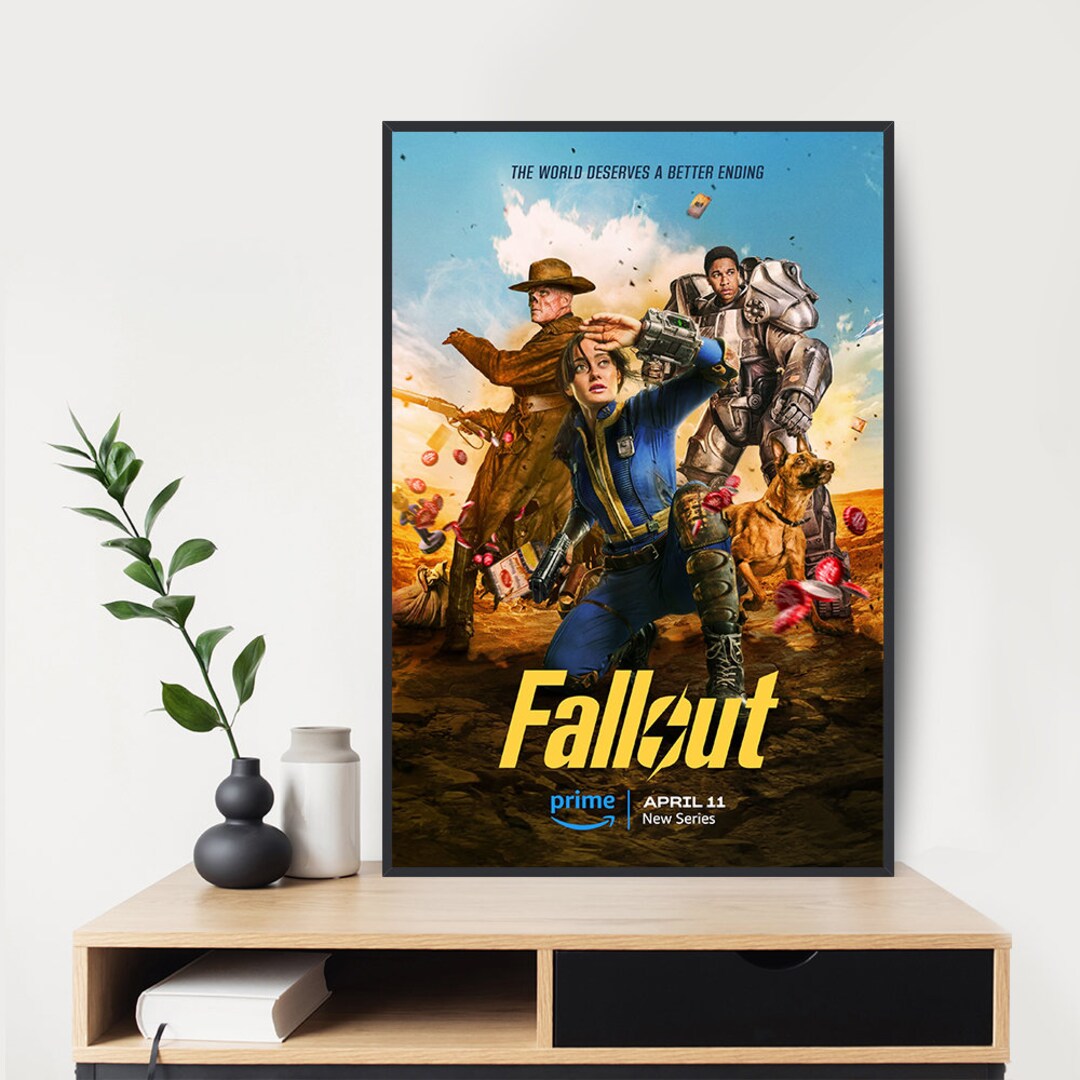 Fallout 2024 New Movie Poster Art Room Wall Decor Canvas Poster Gift ...