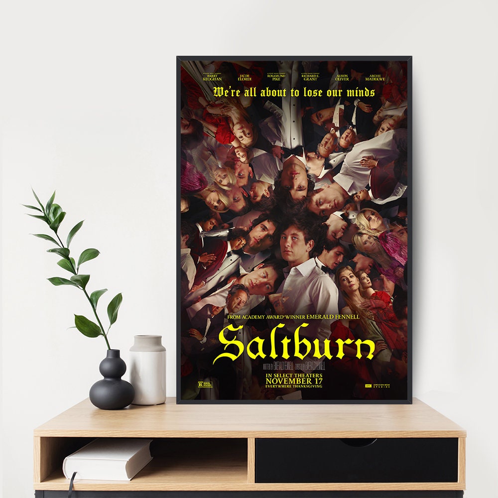 Saltburn 2023 Movie Poster New Released Movie Poster Art Movie Wall ...