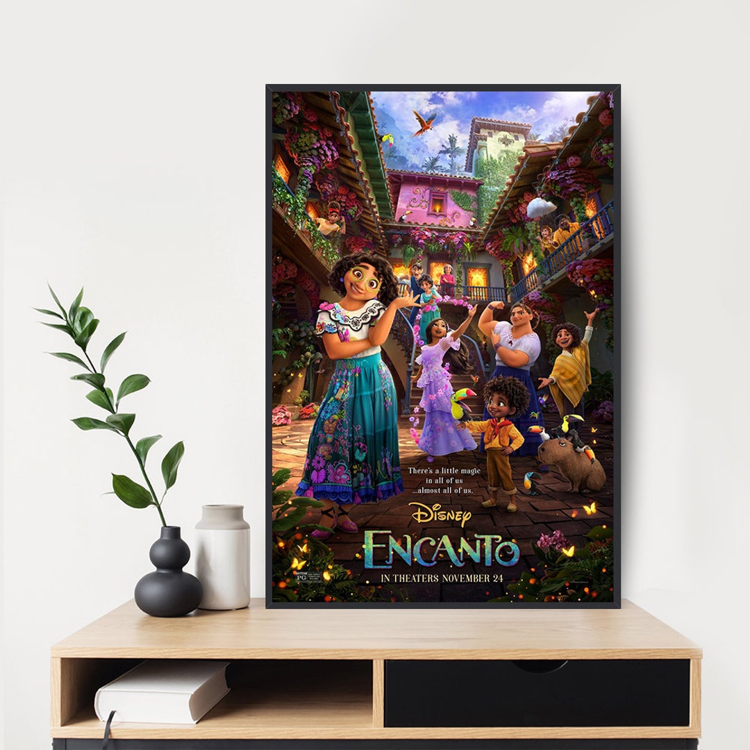 Encanto Movie Poster Film Print Wall Art Print HD Painting Room ...
