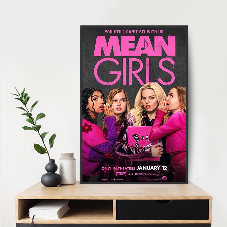 Mean Girls 2024 Movie Poster Art Movie Wall Room Decor Canvas Poster - Etsy