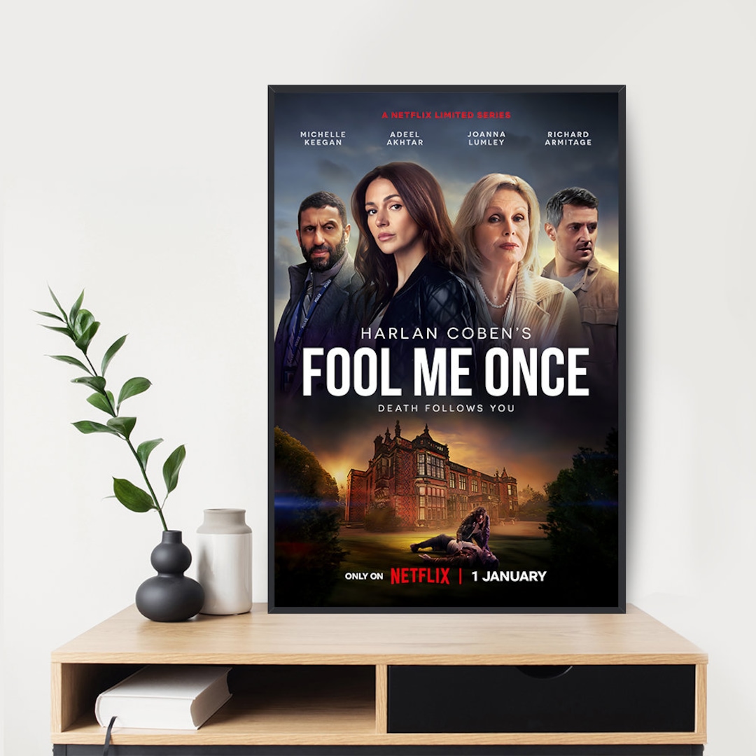 Fool Me Once Movie Poster Film Print Wall Art Print HD Painting Room ...