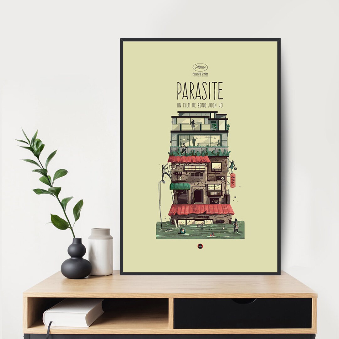 Parasite Original Movie Poster Film Print Wall Art Print HD Painting ...