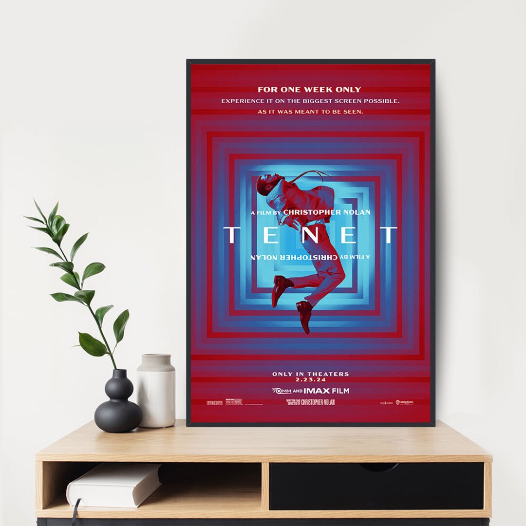 Tenet Movie Poster Movie Poster Art Movie Wall Room Decor Canvas ...