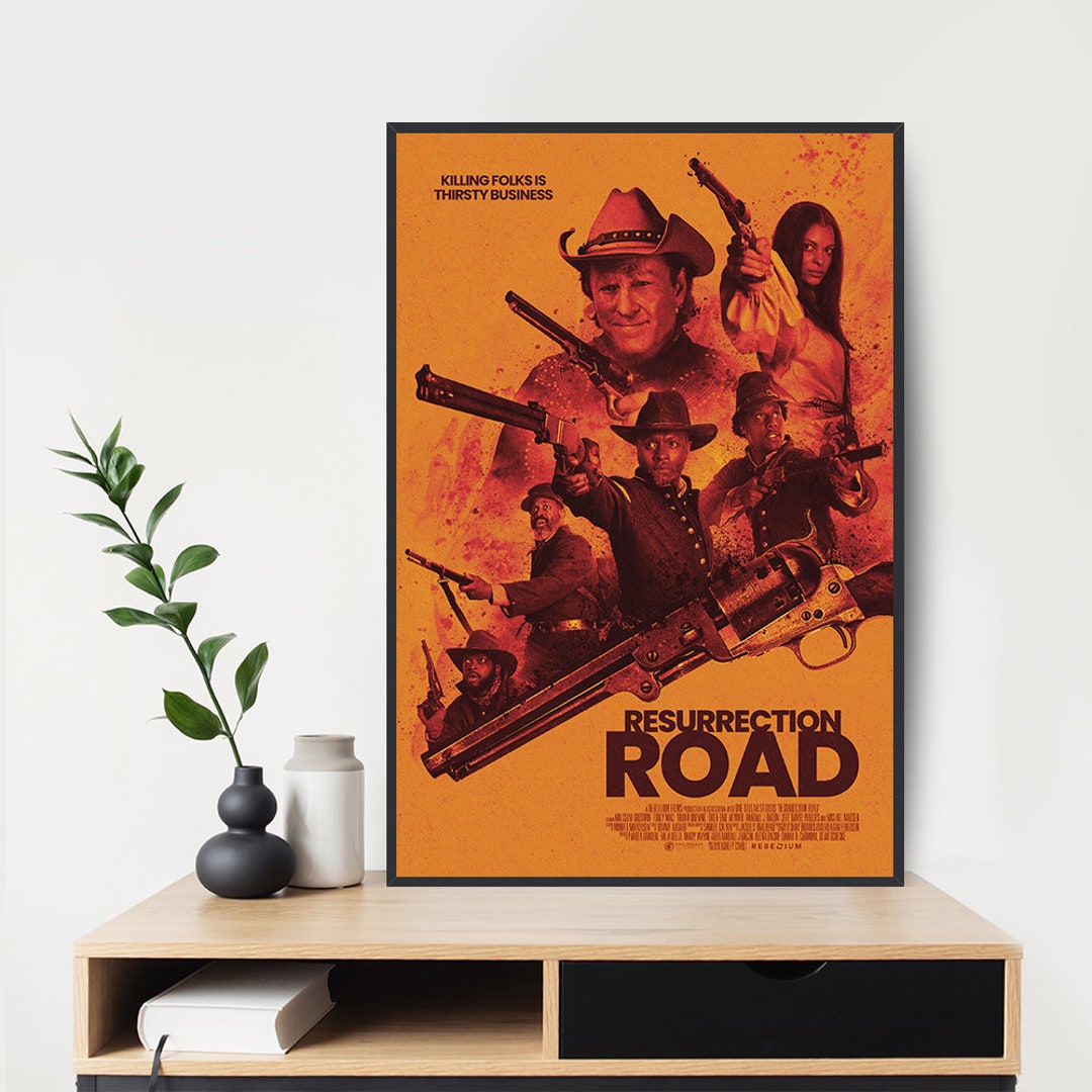 Resurrection Road 2024 Movie Poster Art Room Wall Decor Canvas Poster ...