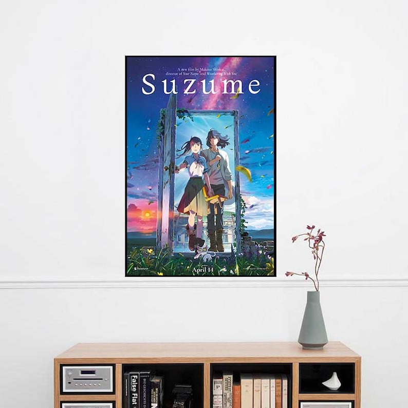 Suzume 2023 Japanese Movie Poster Art Room Decor Canvas Poster - Etsy