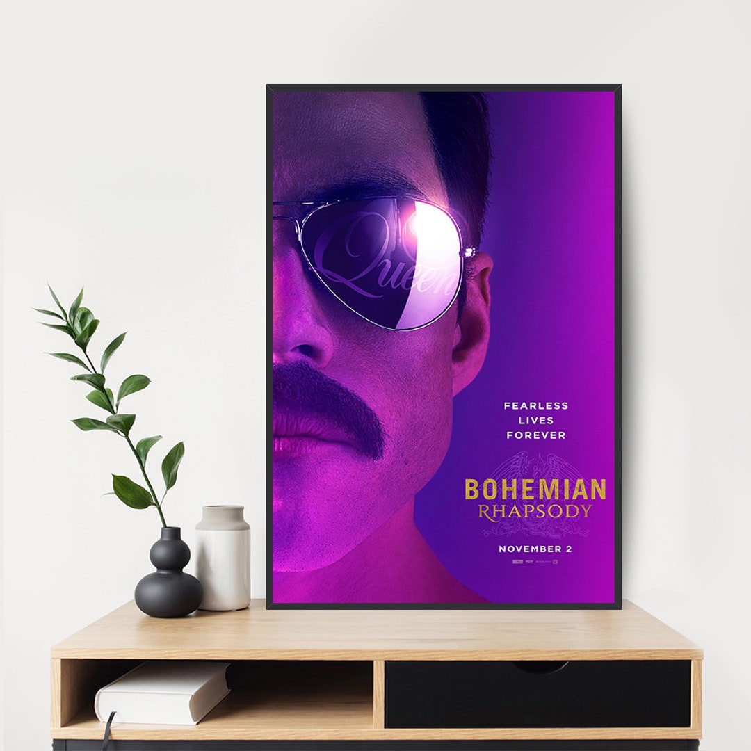 Bohemian Rhapsody Original Movie Poster Film Print Wall Art Print HD ...