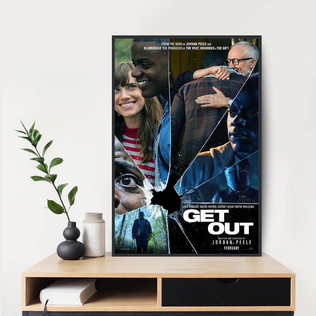 Get Out Horror Movie Poster Art Wall Room Decor Canvas Poster Gift - Etsy
